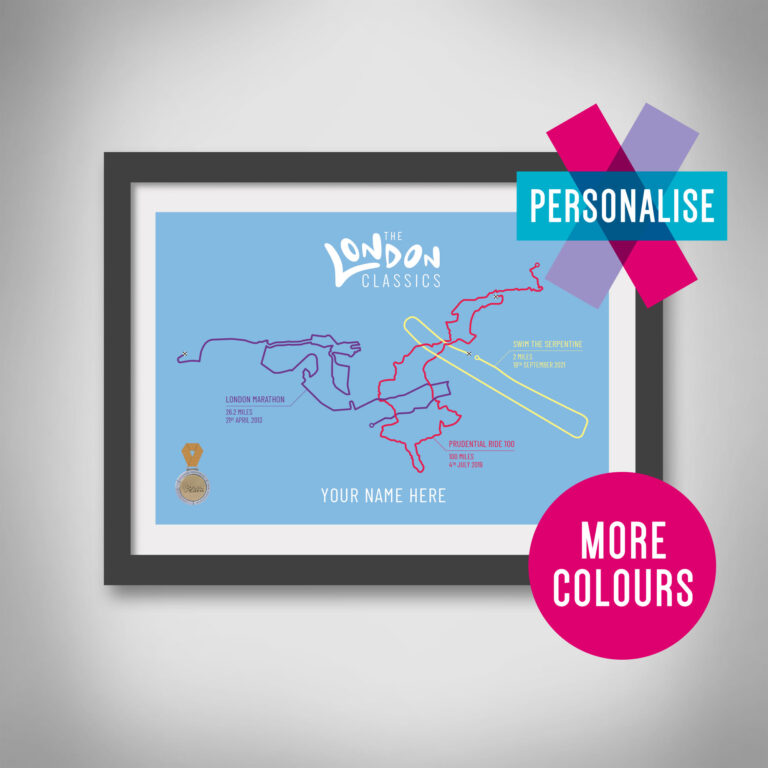 The London Classics print Gift - Ride London Kola Kube Studio